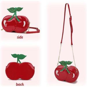 Bags | New Cherry Design Crossbody Purse | Poshmark